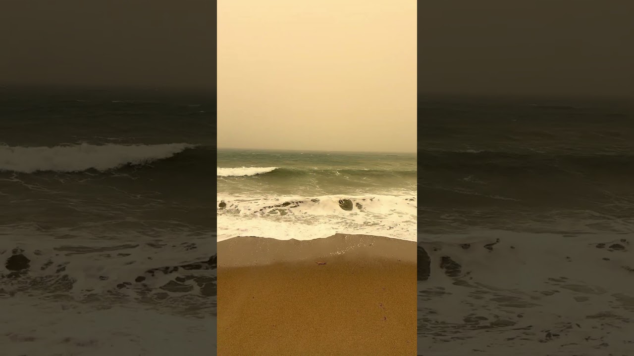 Beach Sand Storm Sea