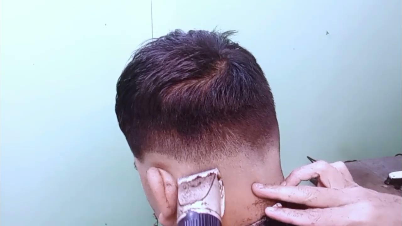step by step full tutorial cukur rambut fade - YouTube