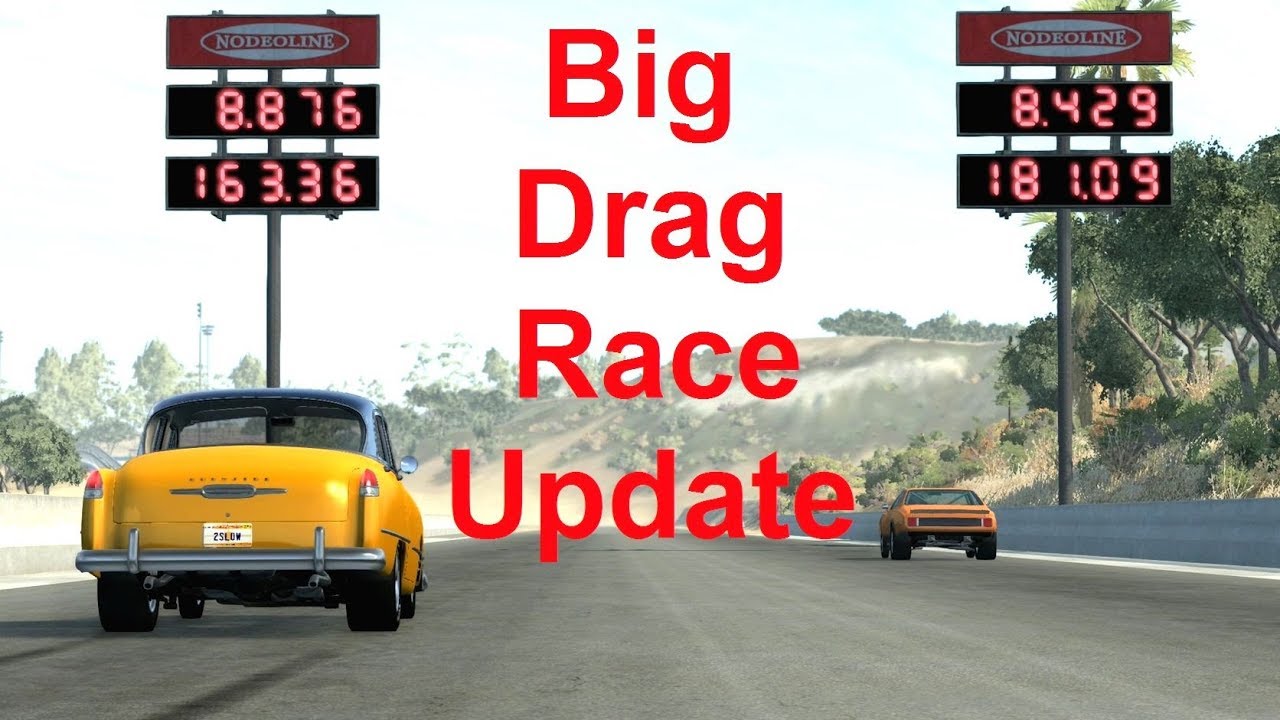 BeamNG Drive New Drag Racing Update - So Much New Stuff Added! - YouTube