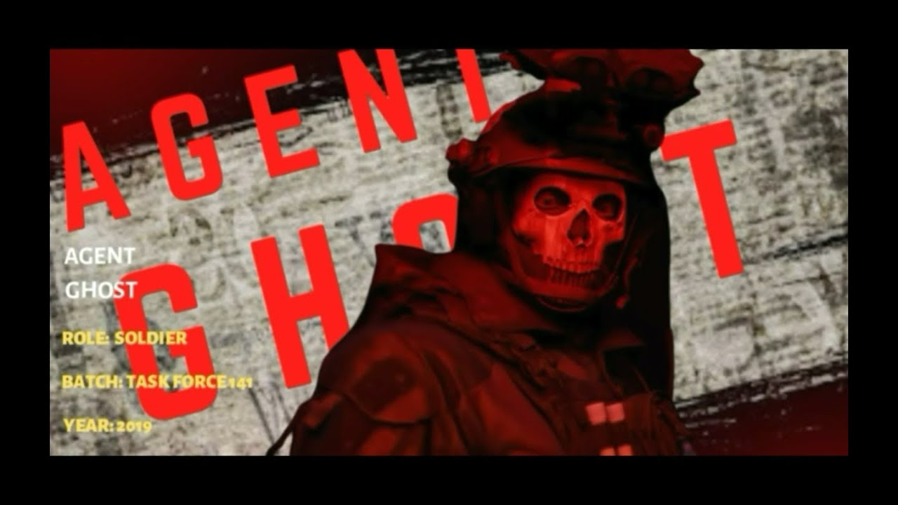 AGENT GHOST edit l Call of duty l Ghost character status l Vikram edit ...