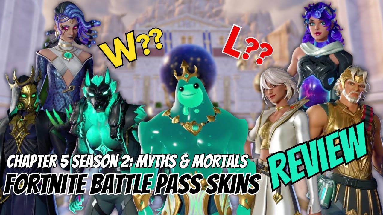 W or L? REVIEW of Fortnite Chapter 5 Season 2 BATTLE PASS SKINS - YouTube