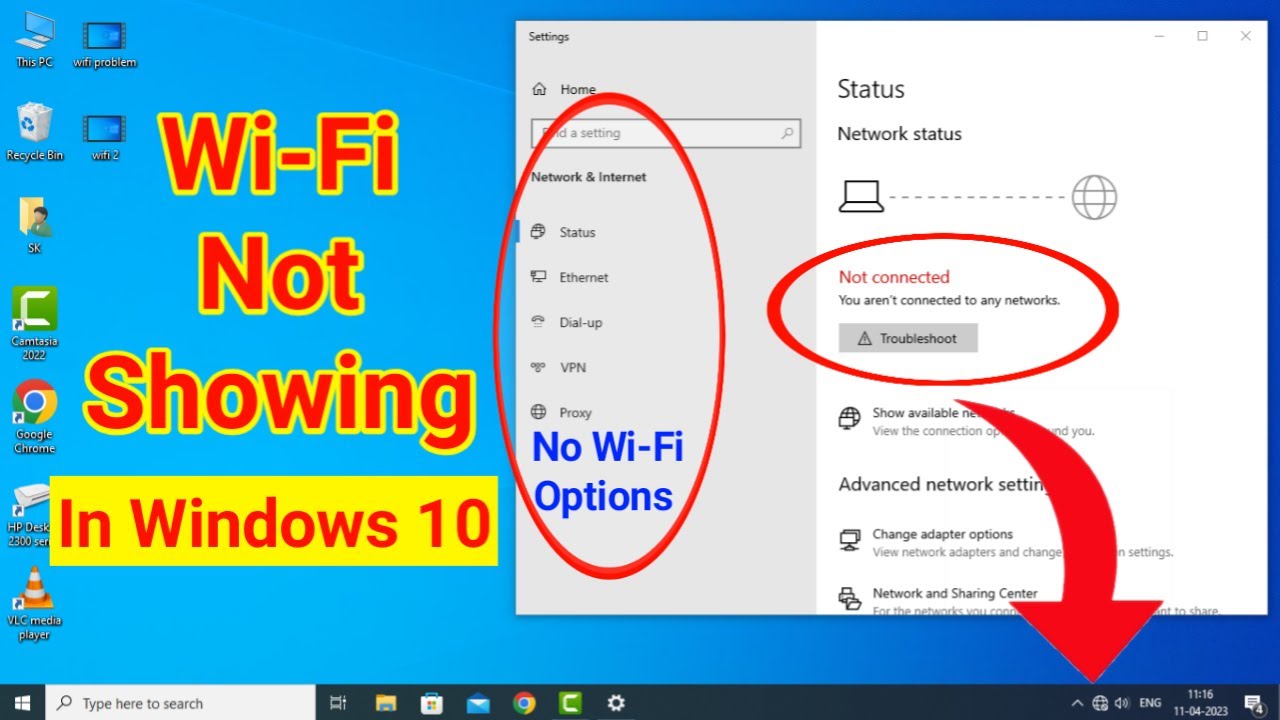 Fix WiFi Not Showing in Windows 10 | WiFi Missing Problem Solve | Tips and Tricks - YouTube