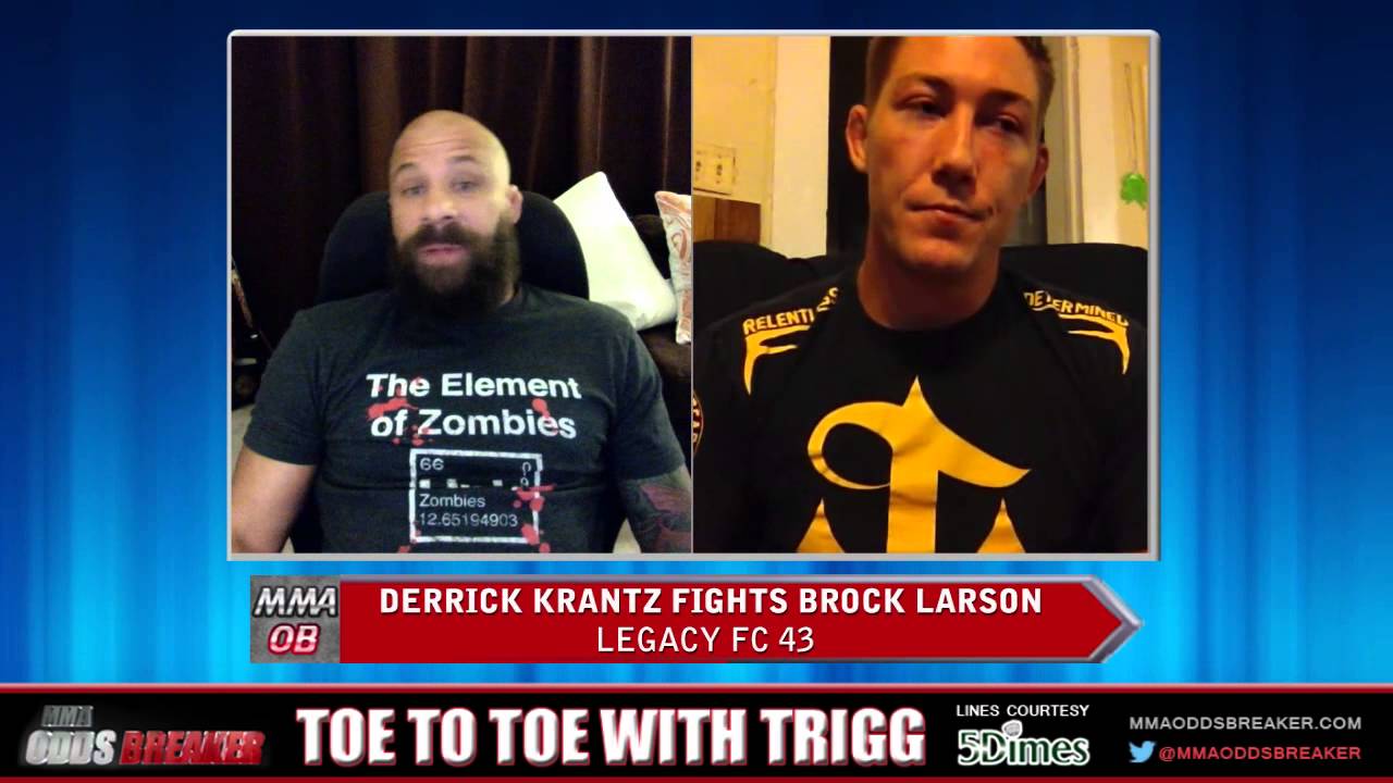 Legacy FC 43's Derrick Krantz: 'I plan on beating Brock Larson at every ...