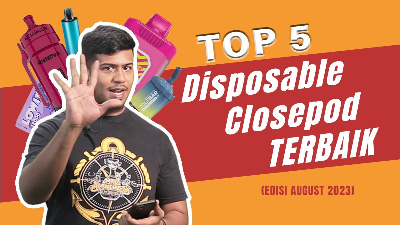 TOP 5 BEST DISPOSABLE POD AUGUST 2023 - YouTube