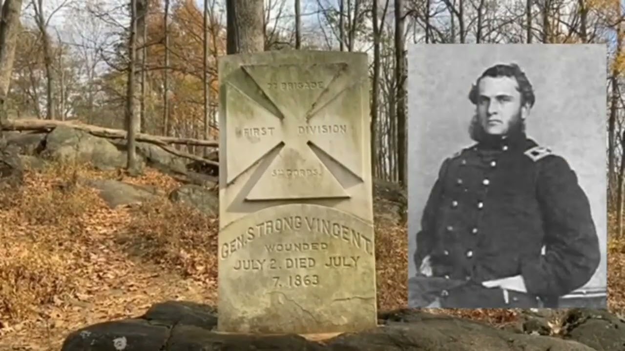 Strong Vincent at Gettysburg - YouTube