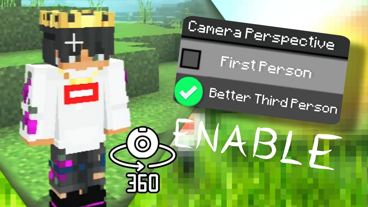 I PLAYED FREE LOOK MOD IN POCKET EDITION 🤯 - YouTube