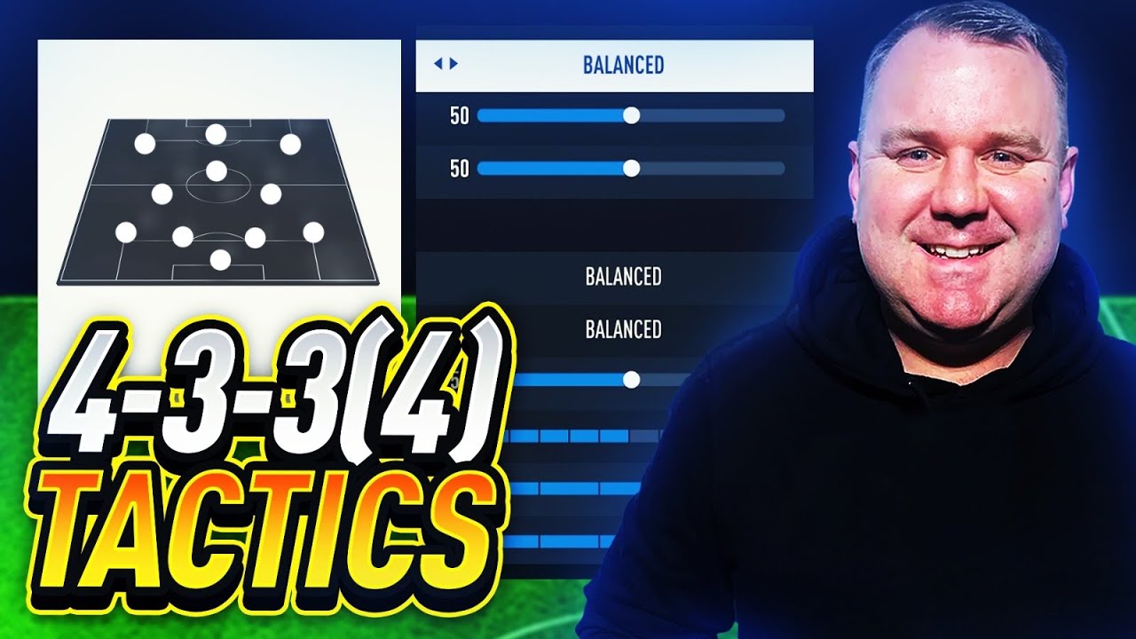 EAFC 24 - THE BEST 433(4) CUSTOM TACTICS + PLAYER INSTRUCTIONS! - YouTube