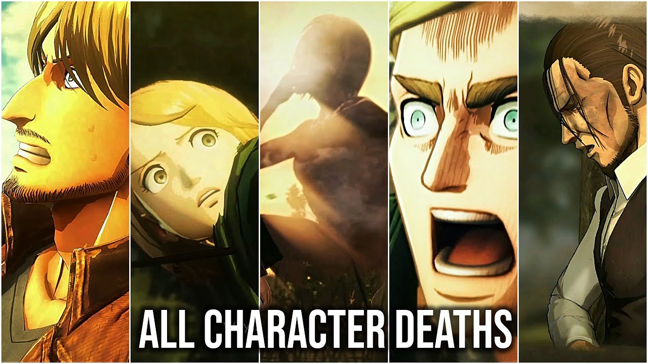 Attack On Titan 2 - All Character & Titan Deaths (4K60fps) - YouTube