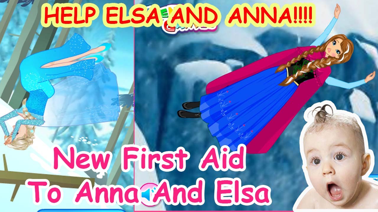 New First Aid To Anna And Elsa - Frozen Anna Elsa Princess Games - YouTube