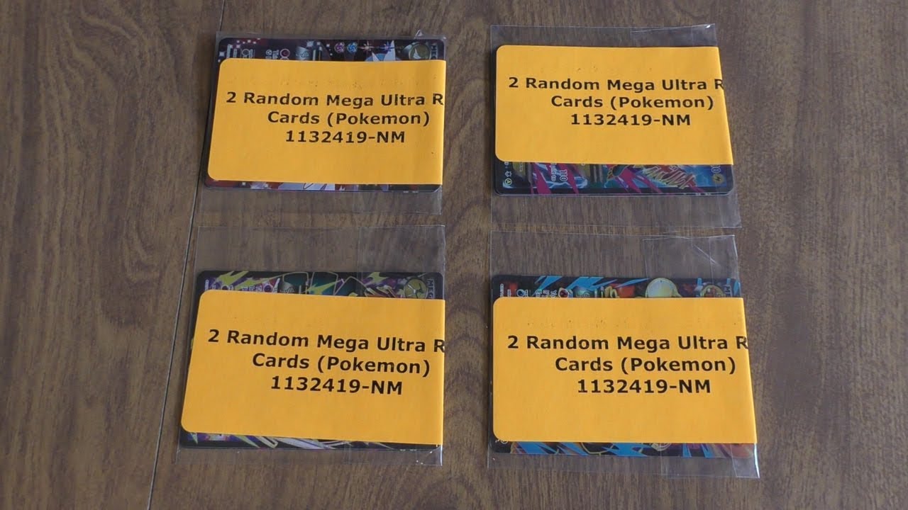 Random Mega EX Pokemon Card Lot Opening - YouTube