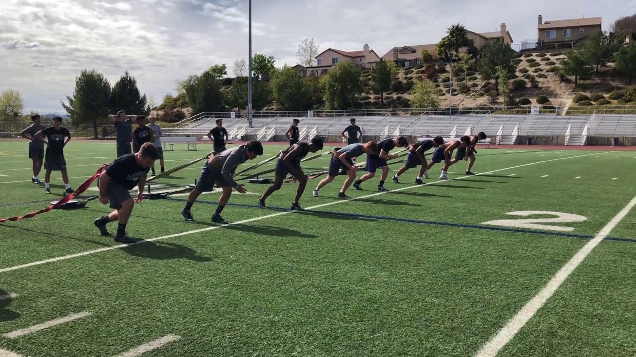 Resisted Sled Sprint - YouTube