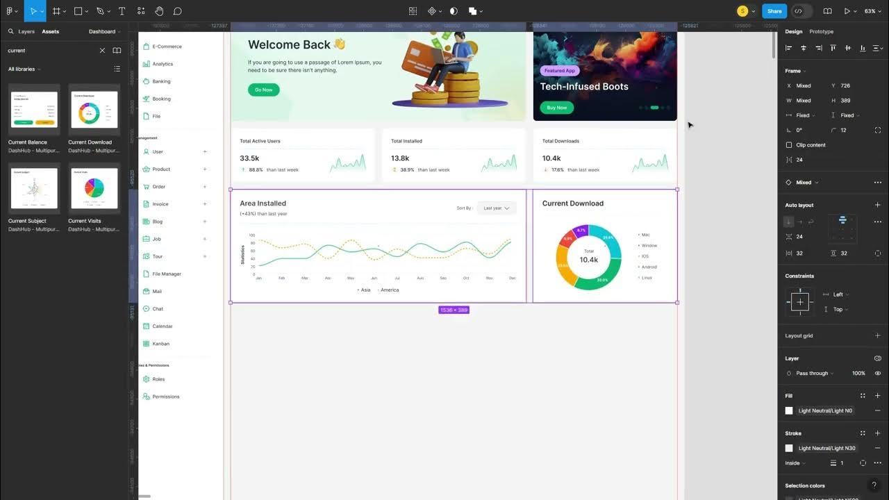 DashHub Multipurpose Client and Admin UI Dashboard With Multi Elements UI Web – Overview - YouTube