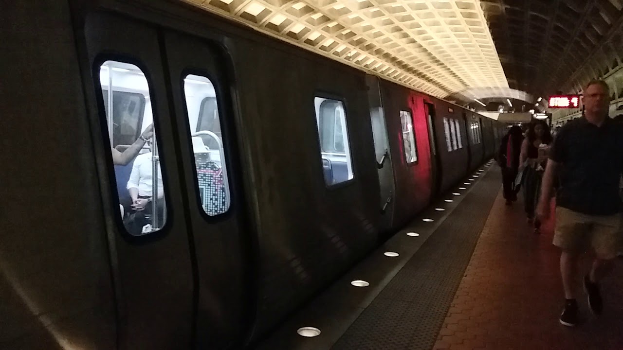 WMATA: Shady Grove Bound Red Line Train (7K Series) Departs Gallery ...