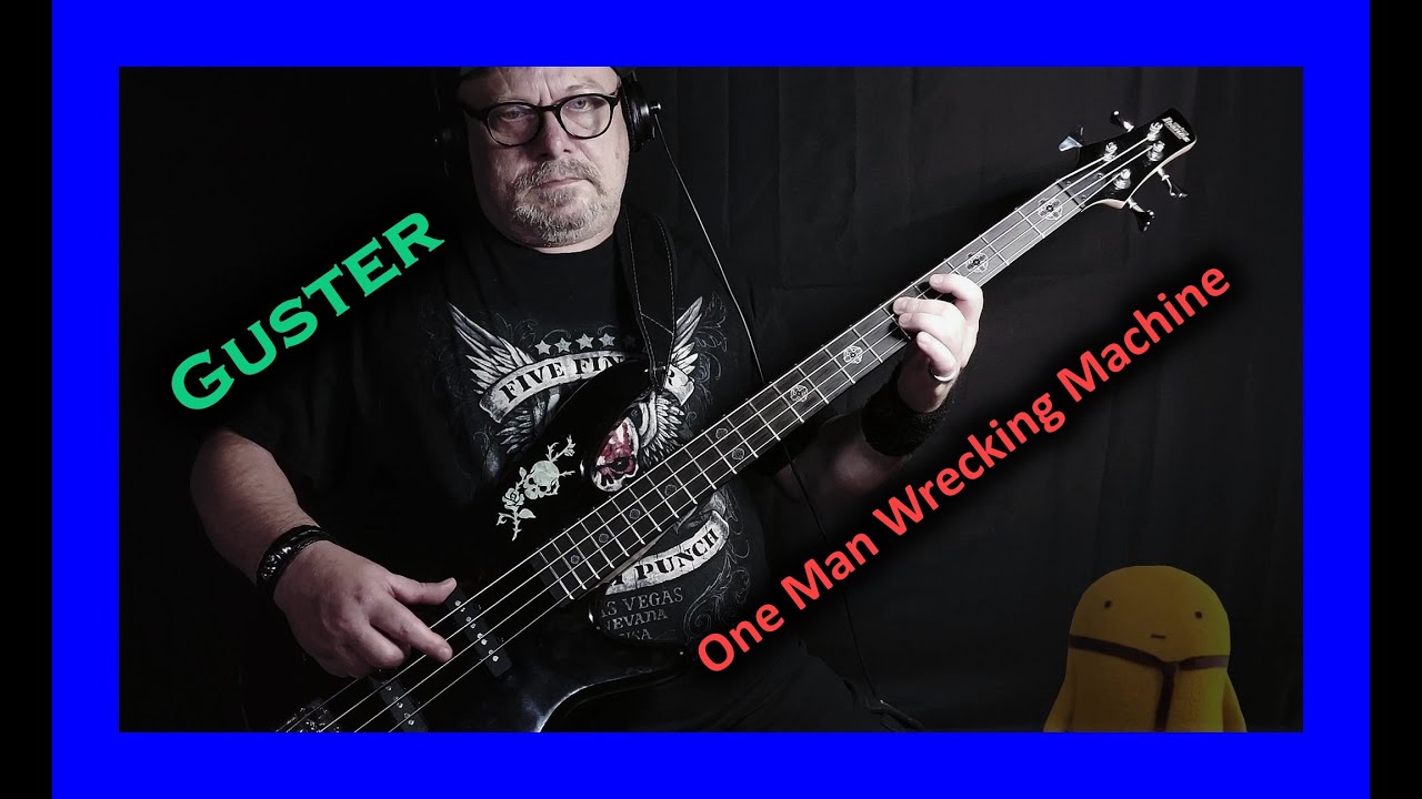 Guster - One Man Wrecking Machine - E Bass Guitar Cover - YouTube
