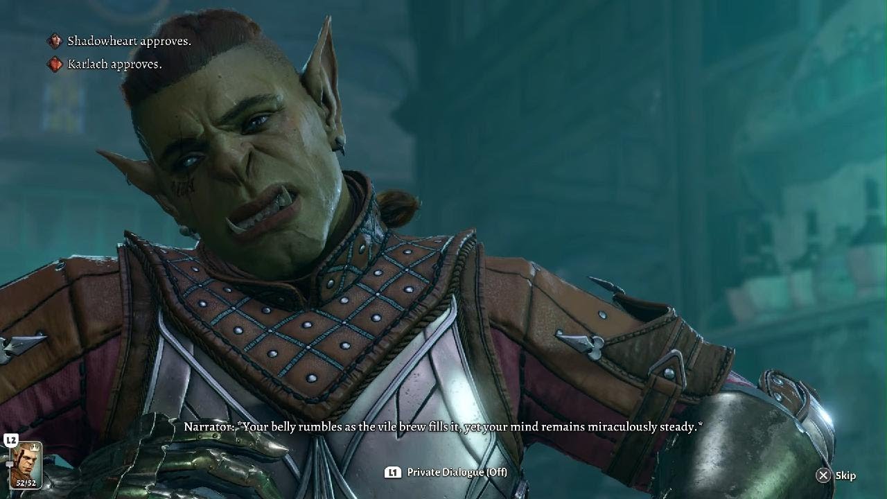 Orc outdrinks Undead Bartender - YouTube