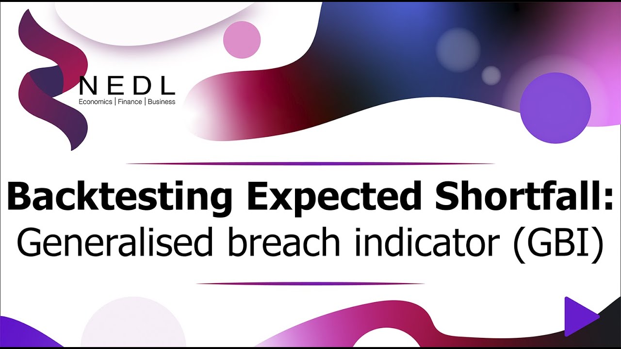 Backtesting Expected Shortfall Generalised Breach Indicator Gbi Youtube