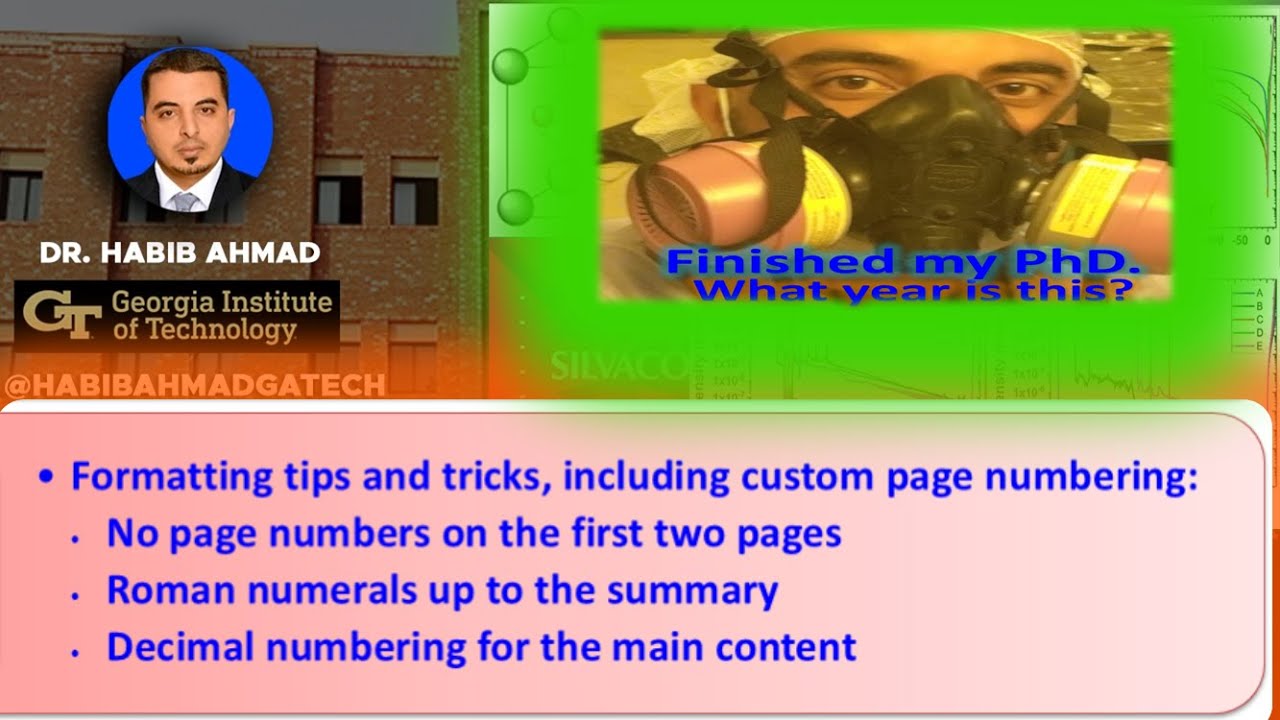 How to Set Up Page Numbers 📄 in Different Sections 📚 for a Thesis or ...