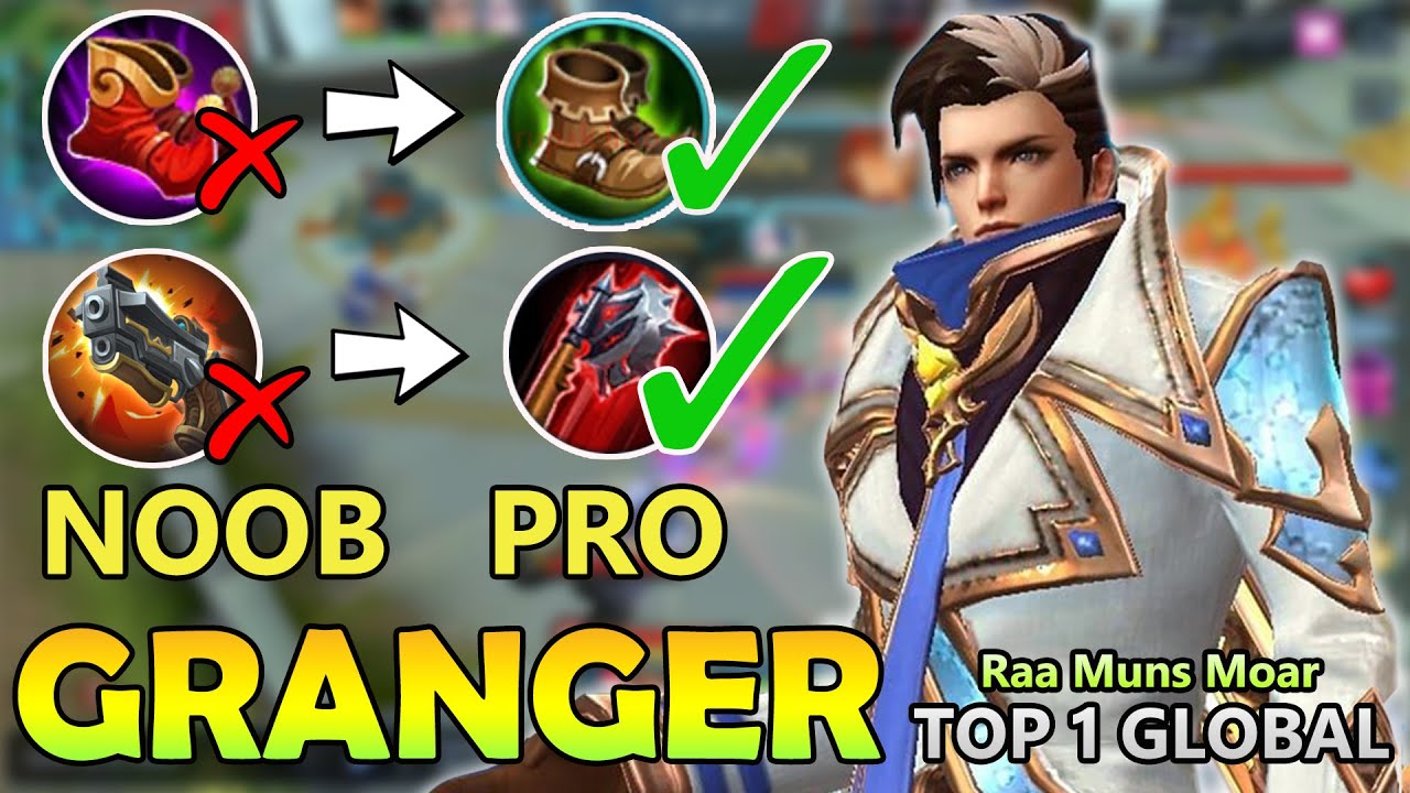 GRANGER BEST BUILD - TOP 1 GLOBAL GRANGER ~GRANGER MOBILE LEGENDS - YouTube