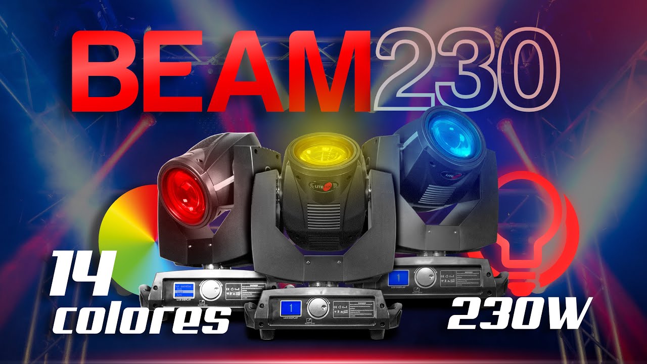 Beam 230 Efectos - Lite Tek - YouTube