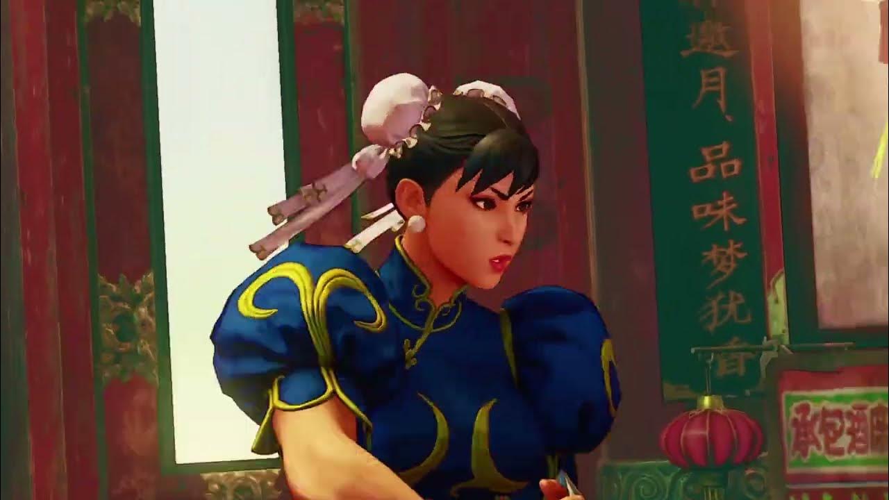 Street Fighter V - Chun-Li (Intro & Win Poses) - YouTube