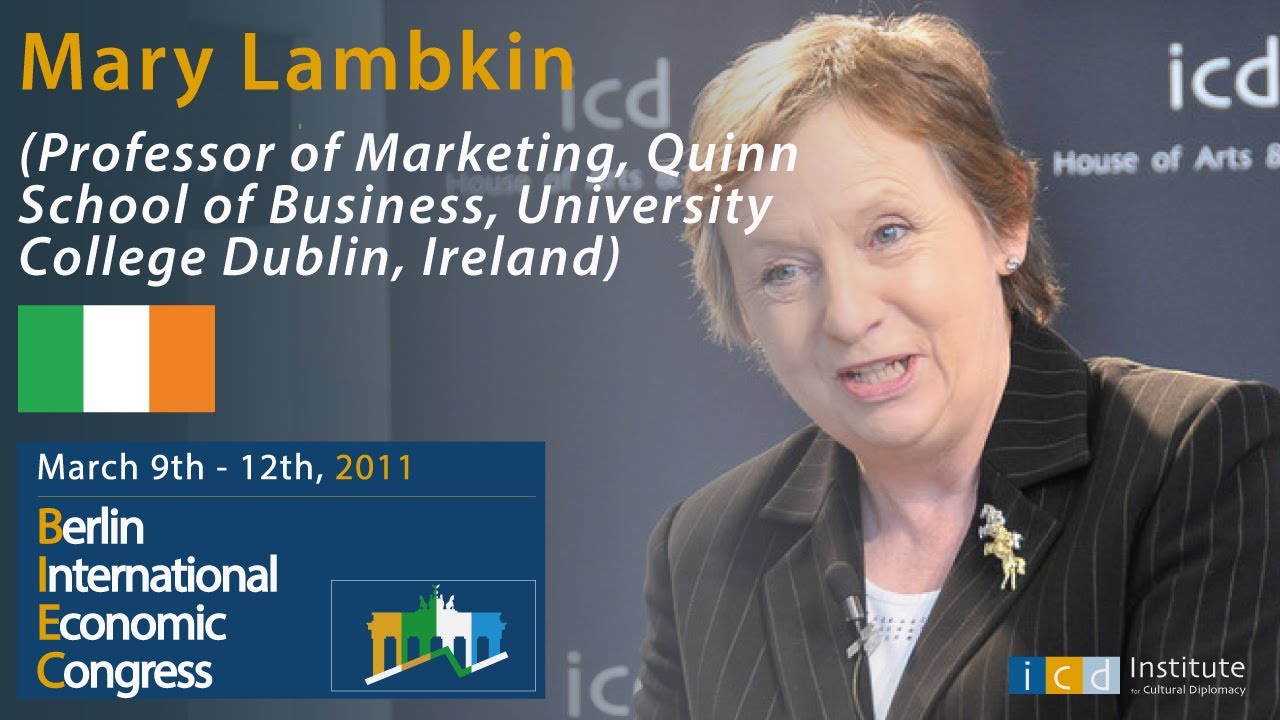 Mary Lambkin, Professor of Marketing, Quinn School of Business ...