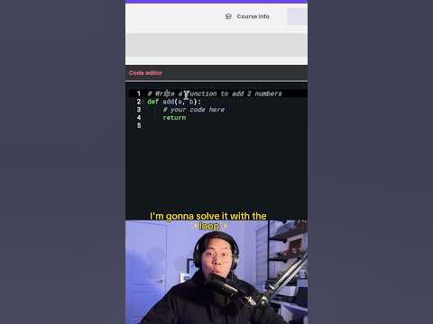 Another super easy question challenge😉 #computerscience #coding #stem #python #apcs - YouTube