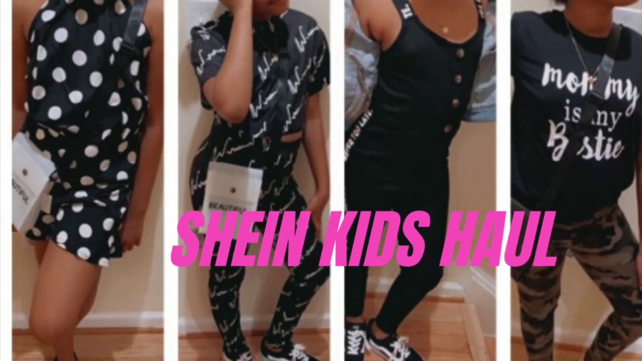 SHEIN KIDS TRENDY OUTFIT HAUL - YouTube