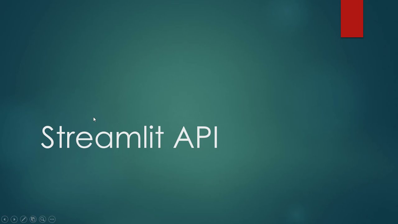 Introduction to Streamlit API - YouTube