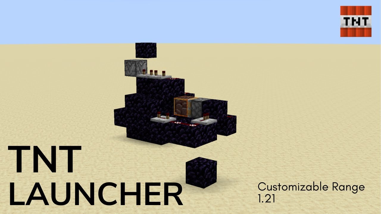 Minecraft TNT Launcher | Customizable Range | 1.21 - YouTube