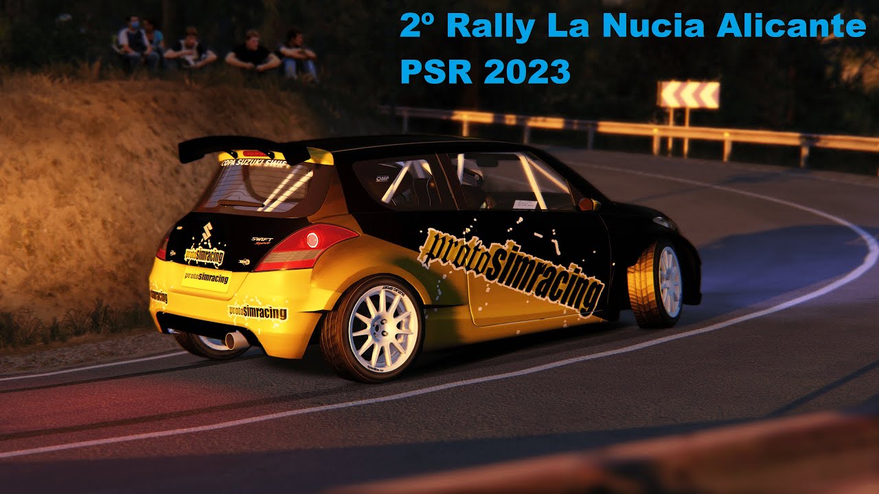 2º Shakedown Rallye La Nucia PSR 23 / Suzuki Swift S1600 / Assetto ...