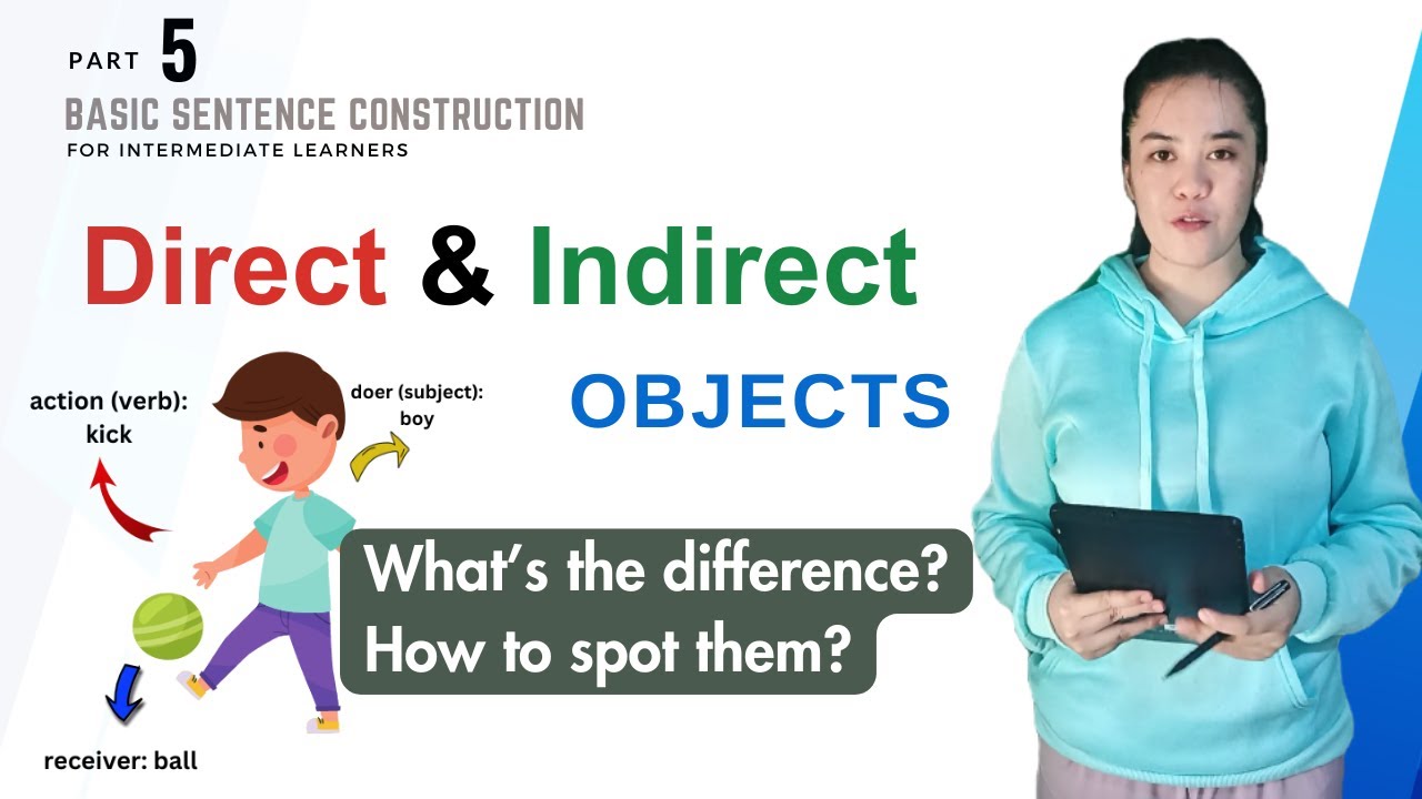 Sentence Construction: The Direct and Indirect Objects - YouTube