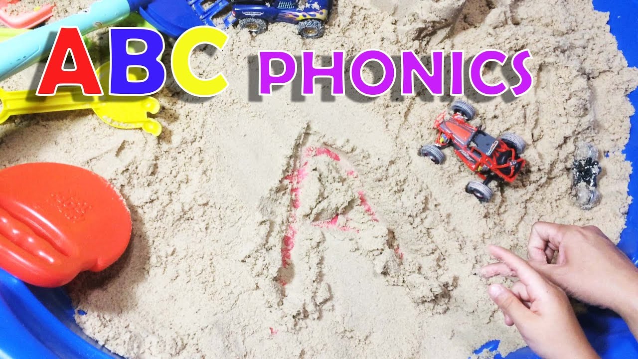ABC Phonics and ABC song Sand Writing game - YouTube