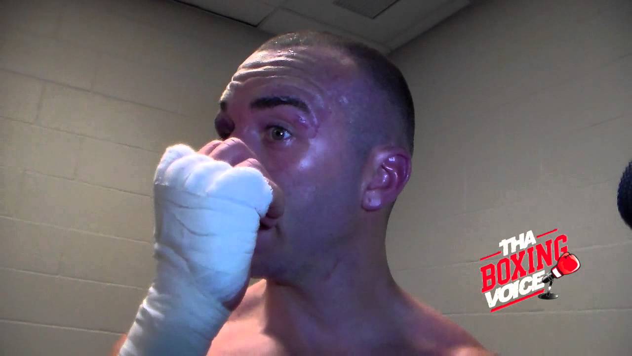 Friday Night Knockout: Sean Monaghan Post Fight - YouTube