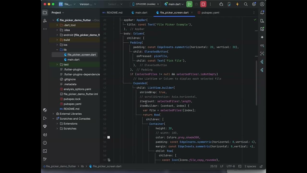 How to Use FilePicker- Flutter Tutorial - YouTube