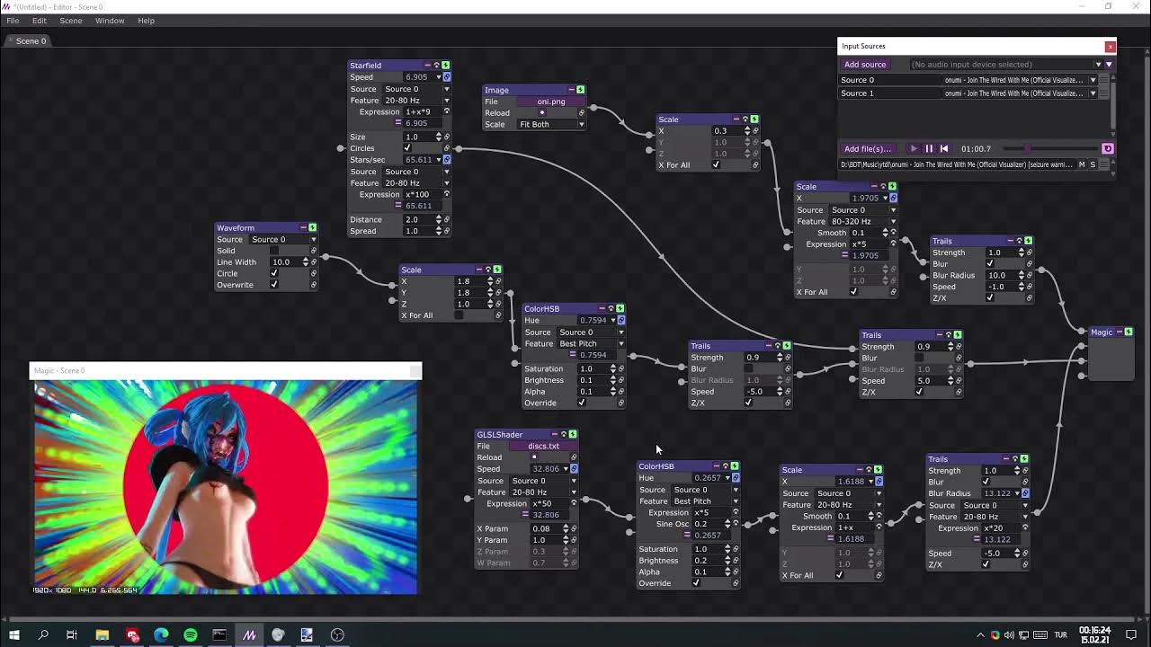 Magic Audio Visualizer Example 2 - YouTube
