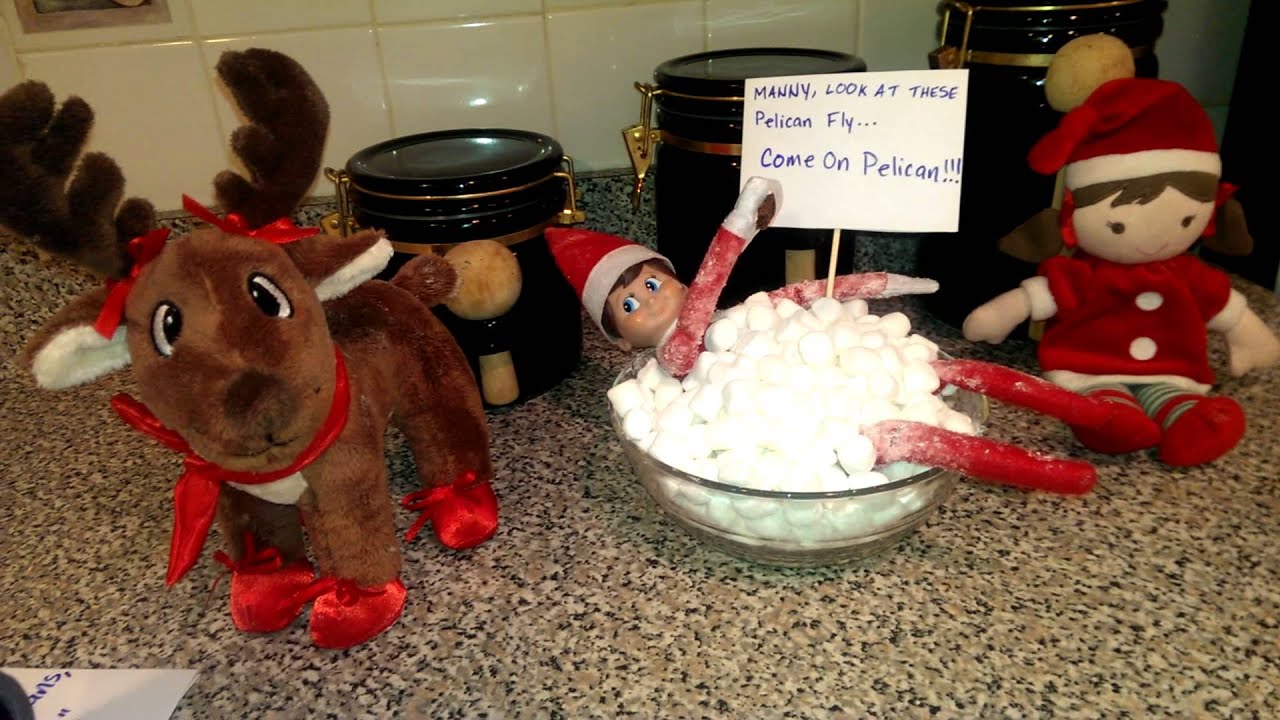 Elf on the shelf (scarface bath tub) - YouTube
