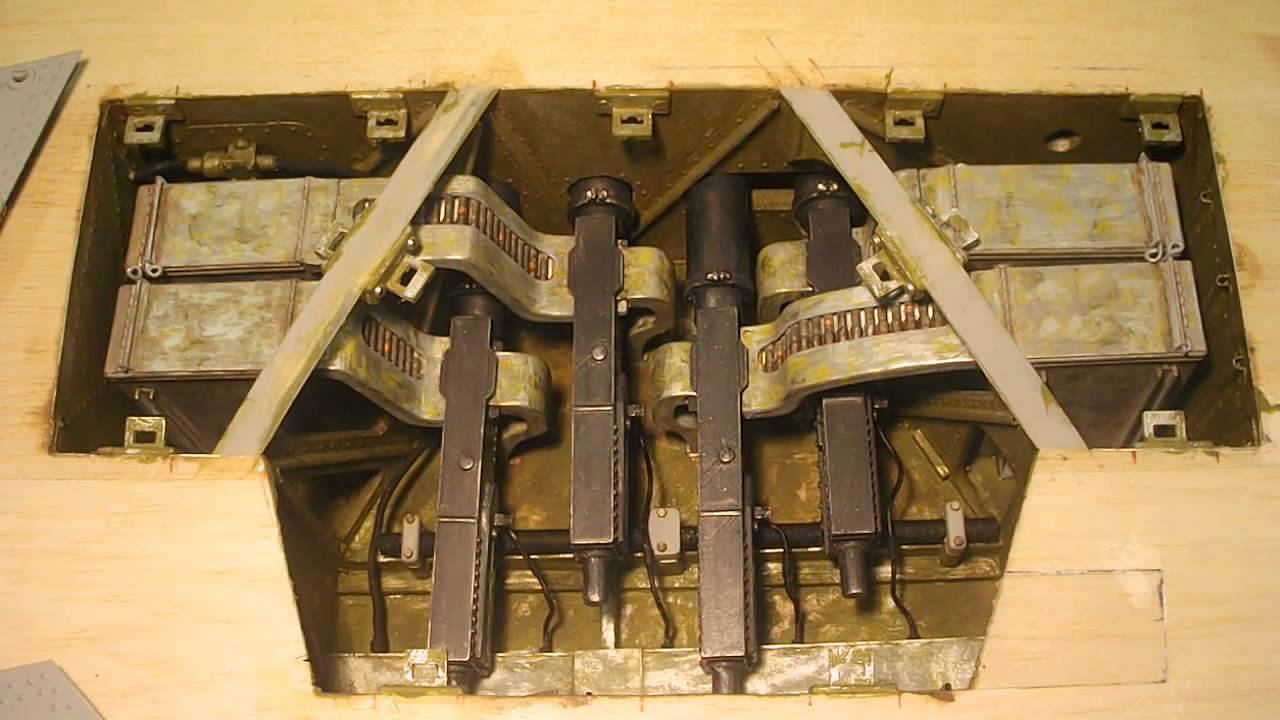 Hawker Hurricane gun bay - YouTube