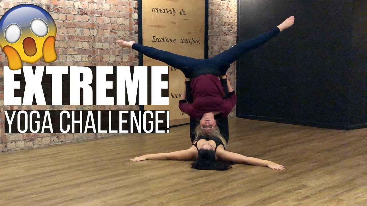 EXTREME Acro Yoga Challenge! *Ex-Gymnasts* - YouTube