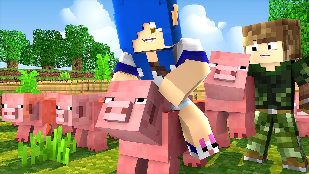 OS TRÊS PORQUINHOS DO MINECRAFT : ANIMAIS FANTÁSTICOS MINECRAFT - YouTube