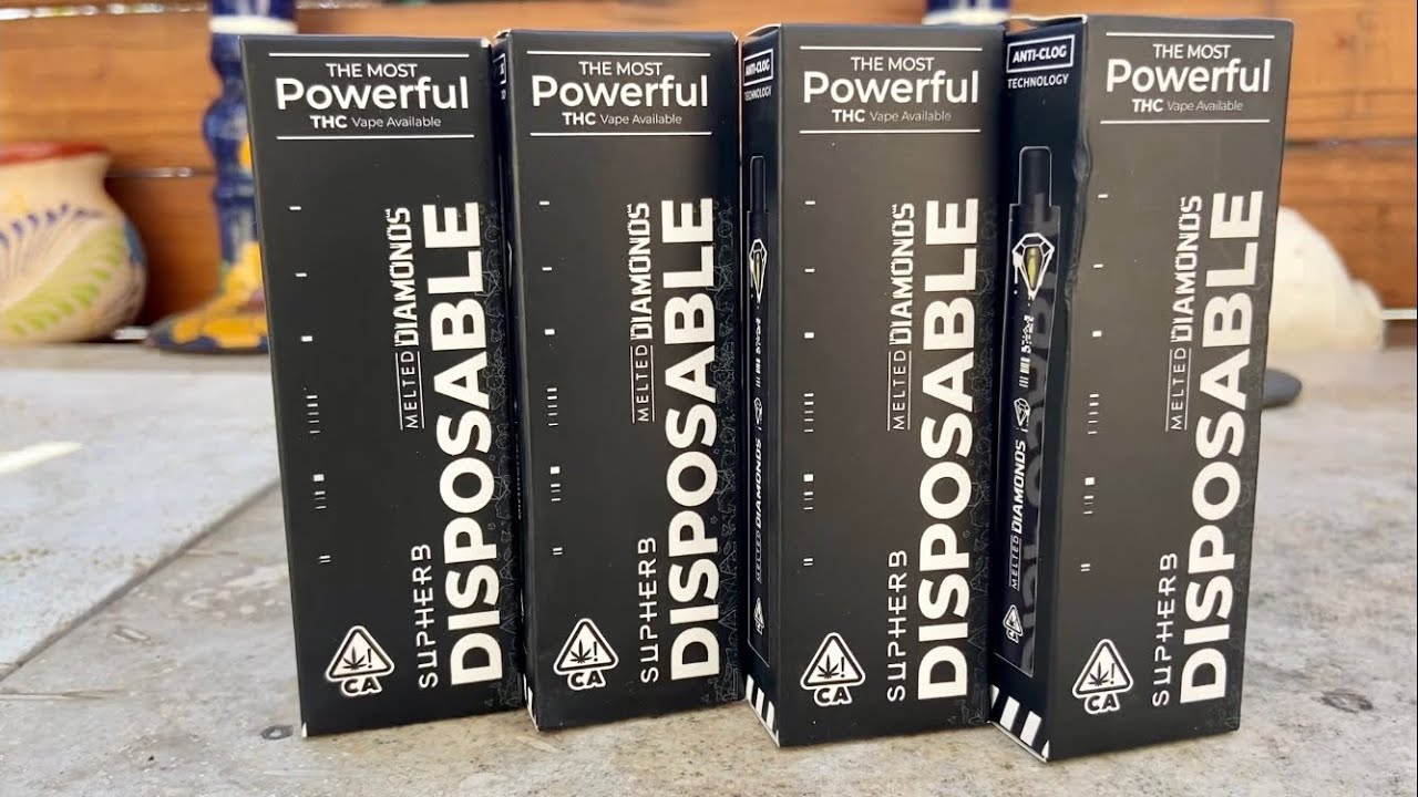 Trying out the New SUPHERB MELTED DIAMOND Disposables - YouTube