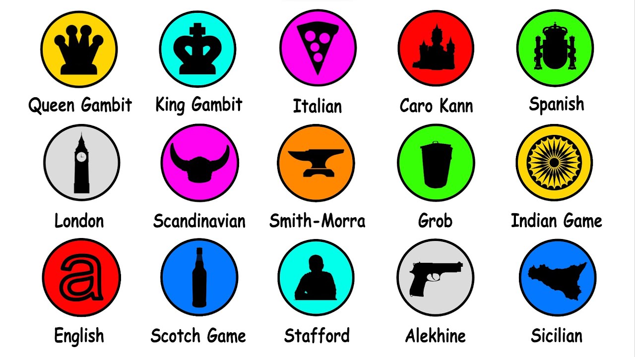 Every Chess Opening Explained in 12 Minutes - YouTube