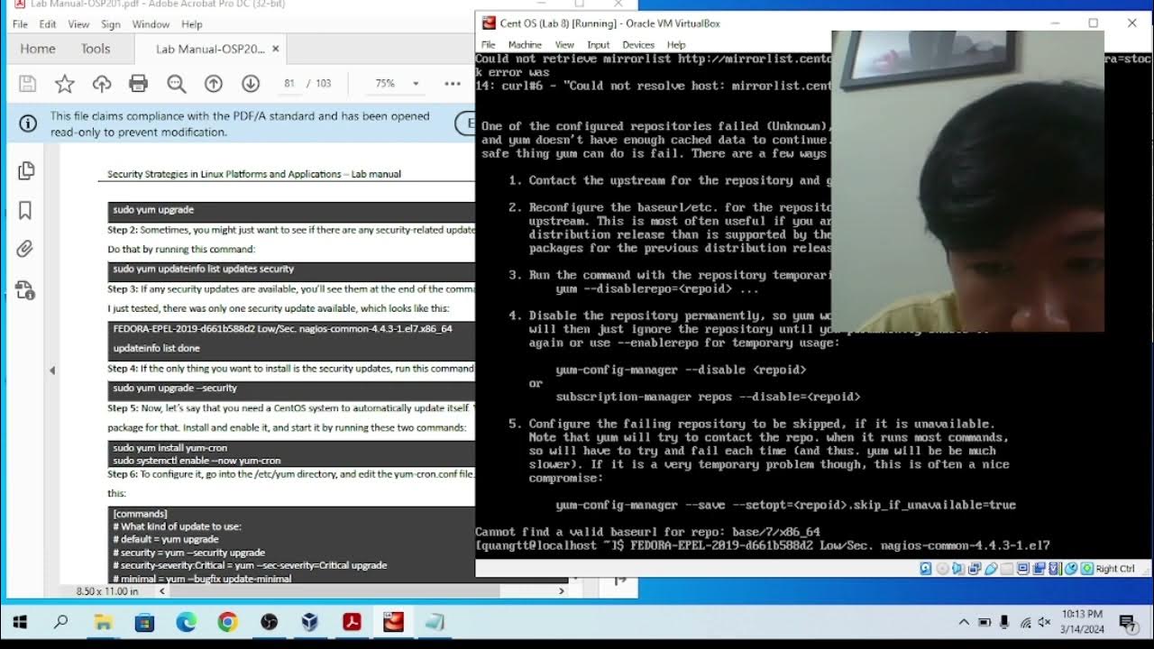[OSP201] LAB 8 | Applying Best Practices for Secure Software Management - YouTube