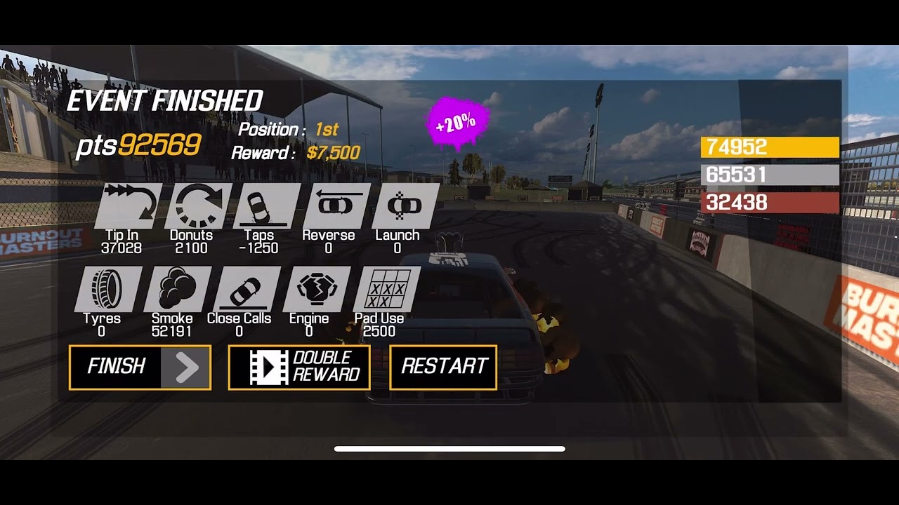 Quick video of playing burnout maters on iOS mobile. - YouTube