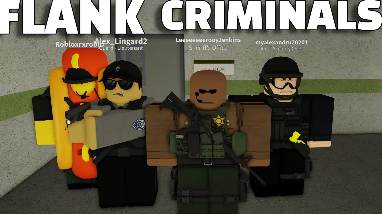 FLANK THE CRIMINALS! Roblox County Jail RP Sheriff - YouTube