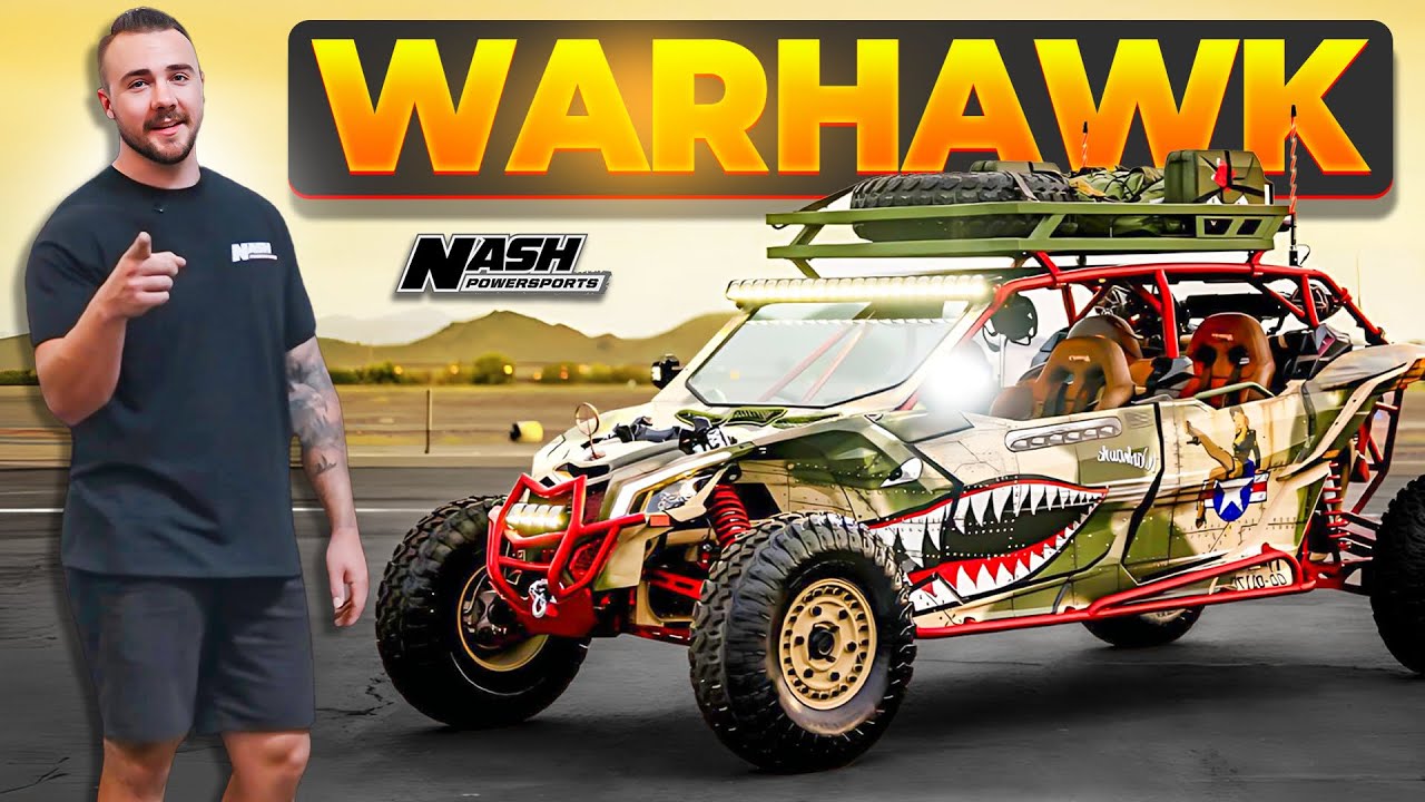 Can-Am® Maverick X3 MAX X RS Turbo RR Warhawk - Nashty Customs Build ...