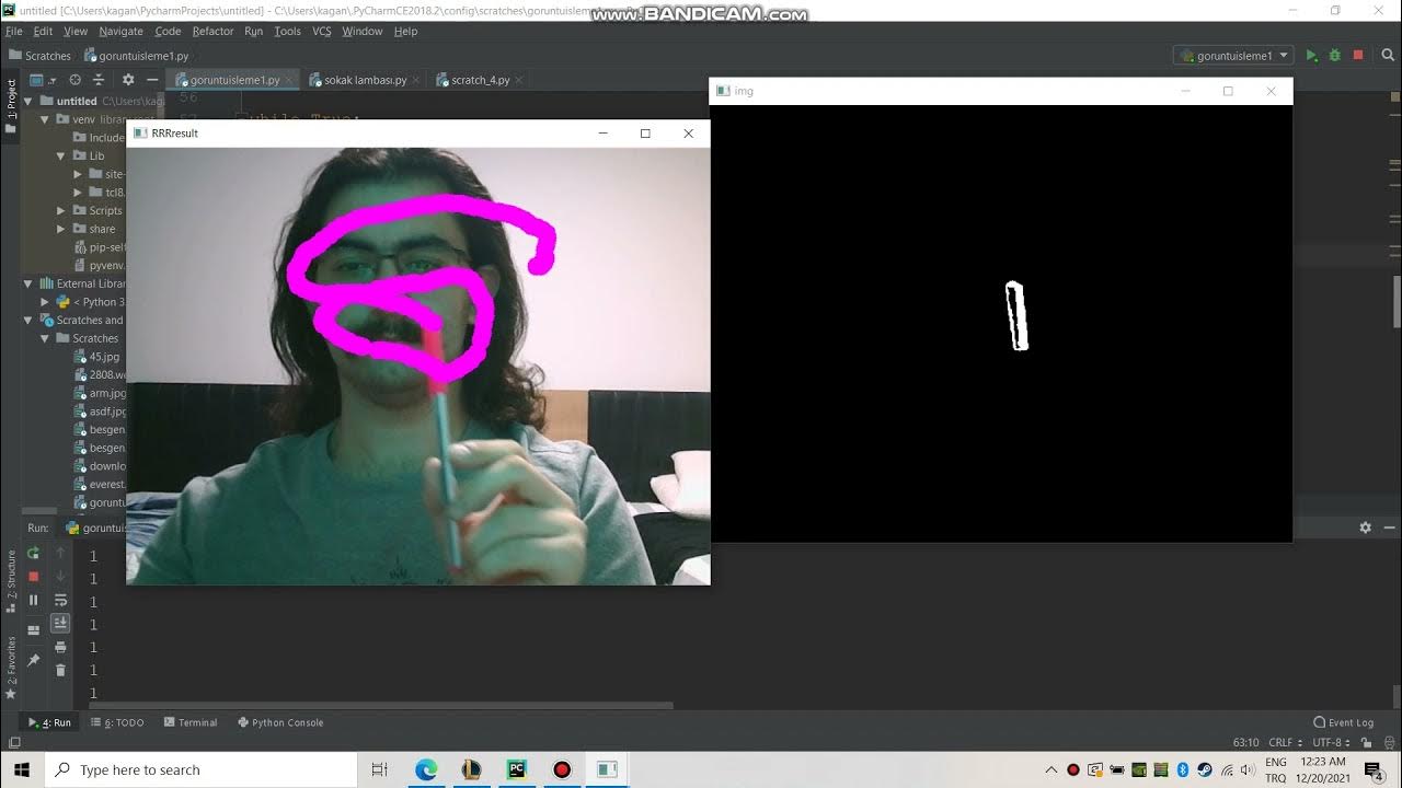 magic pen with python opencv - YouTube