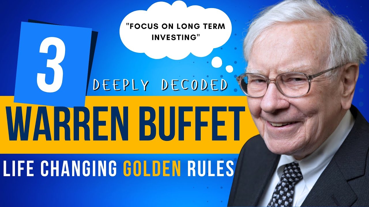 Focus On Long Term Investing | Warren Buffet Rule 3 | Investing Lessons ...