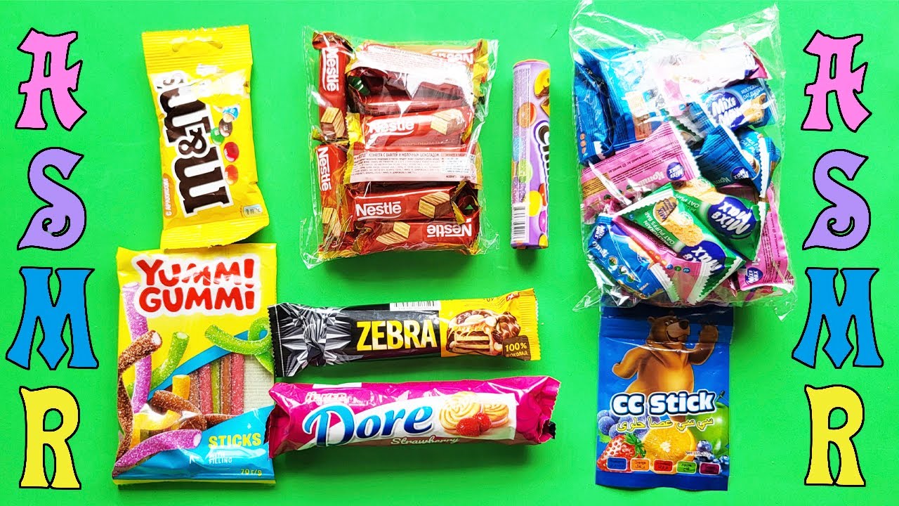 Satisfying Relaxing Candy - Unboxing Yummy Sweets Cutting ASMR . Part ...