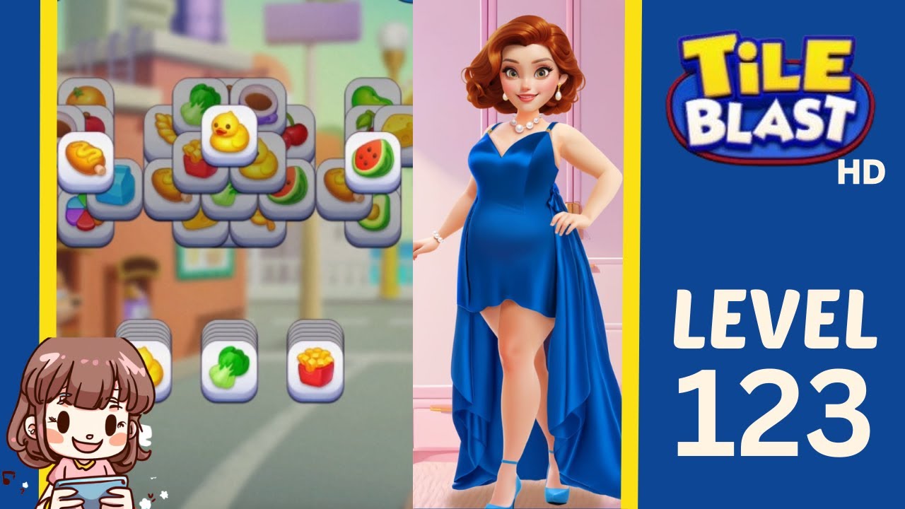 Tile Blast Level 123 Solution Walkthrough - YouTube
