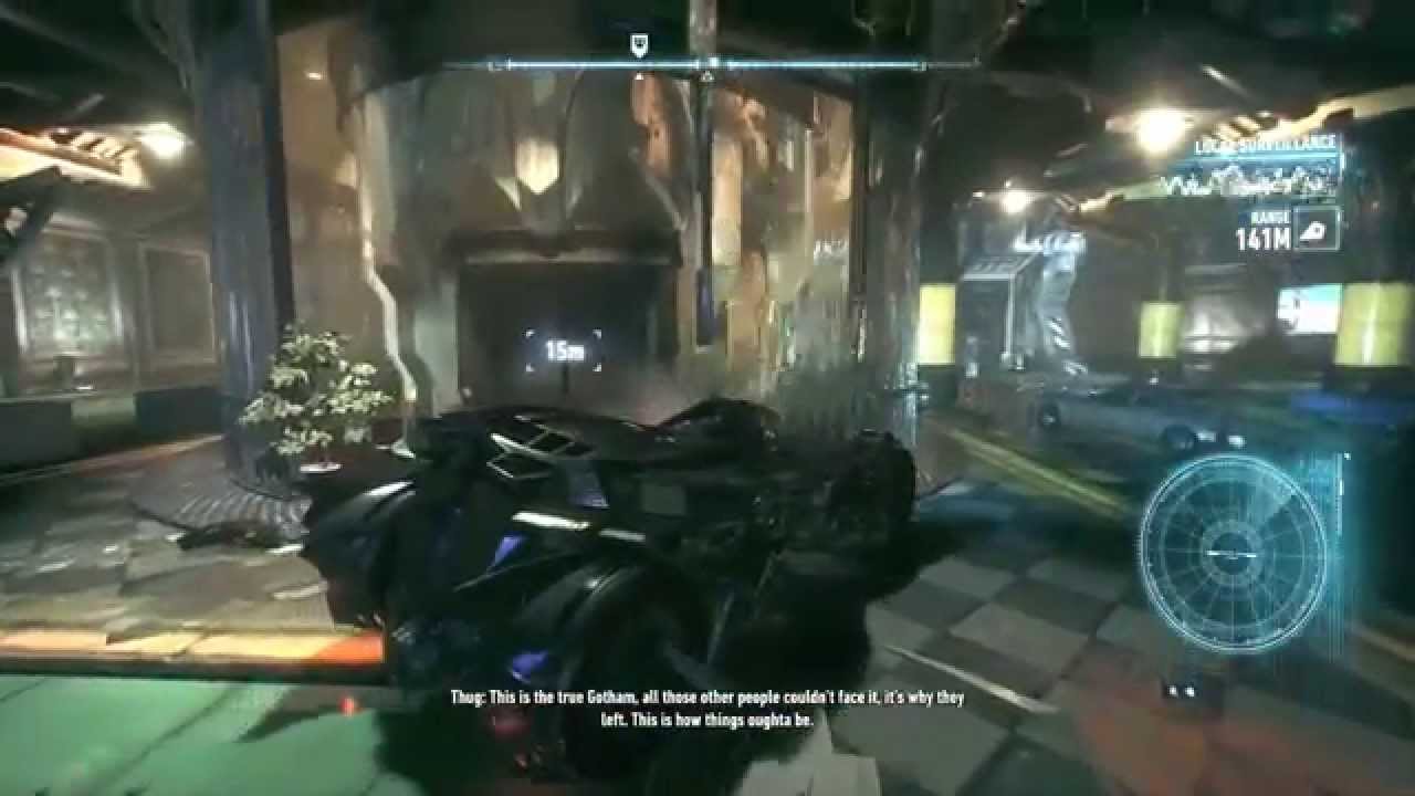 Batman Arkham Knight how to drive the batmobile - YouTube